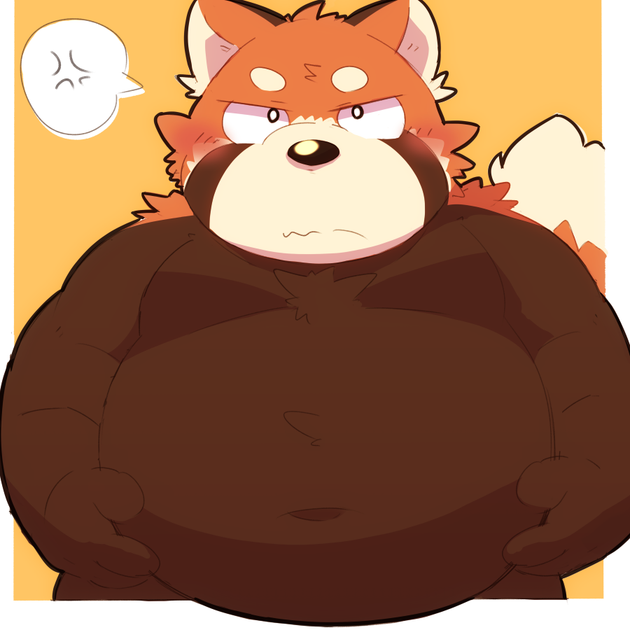 The Big Imageboard Tbib 1 1 2020 96tning Ailurid Anthro Belly Blush