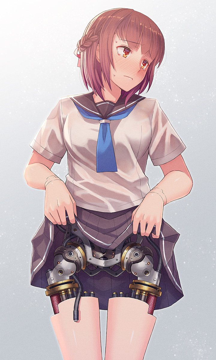 The Big Imageboard Tbib 1girl Android Android Girl Itou Bangs