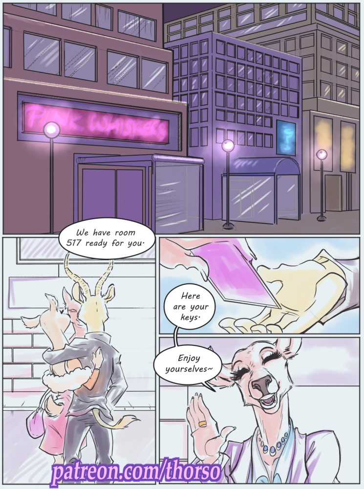 The Big ImageBoard (TBIB) - 2020 antelope anthro anthro on anthro beastars bovid city clothed ...