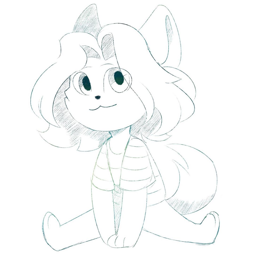 The Big Imageboard Tbib Ambiguous Gender Hair Mammal Semi Anthro Tem Temmie Undertale