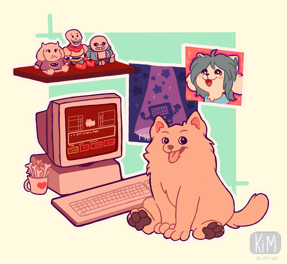 The Big ImageBoard (TBIB) - ambiguous gender animated skeleton annoying dog (undertale) anthro ...