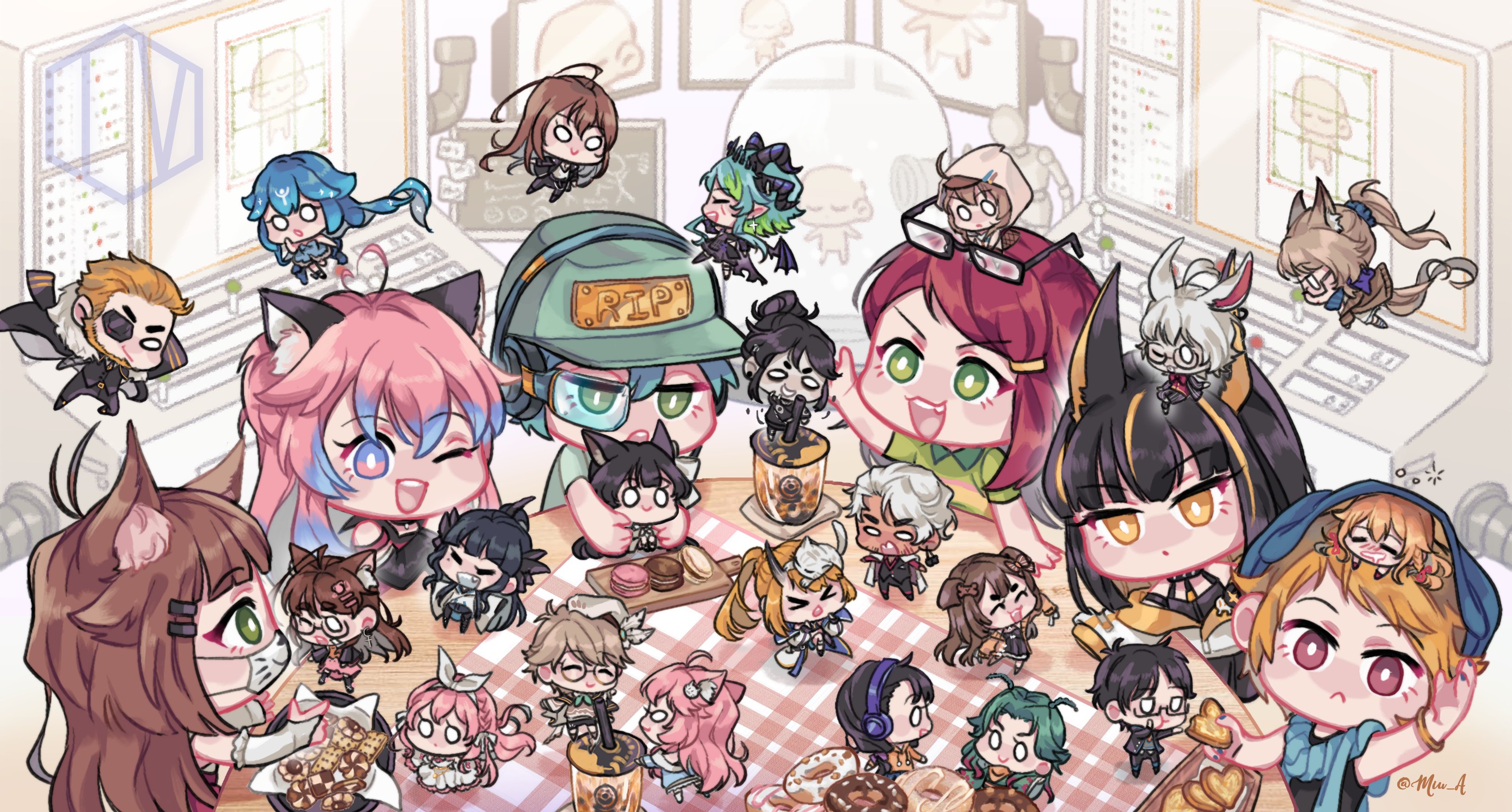 The Big ImageBoard (TBIB) - 6+girls absurdres ace fortune ahoge akira ...