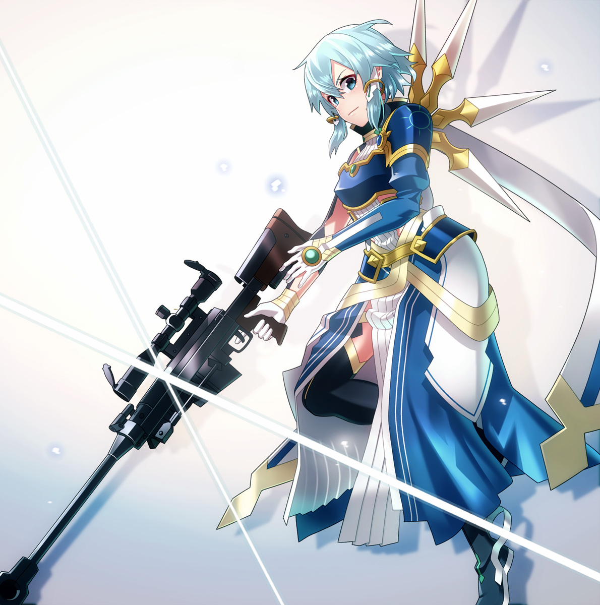 The Big ImageBoard (TBIB) - 1girl annihilate ray anti-materiel rifle ...