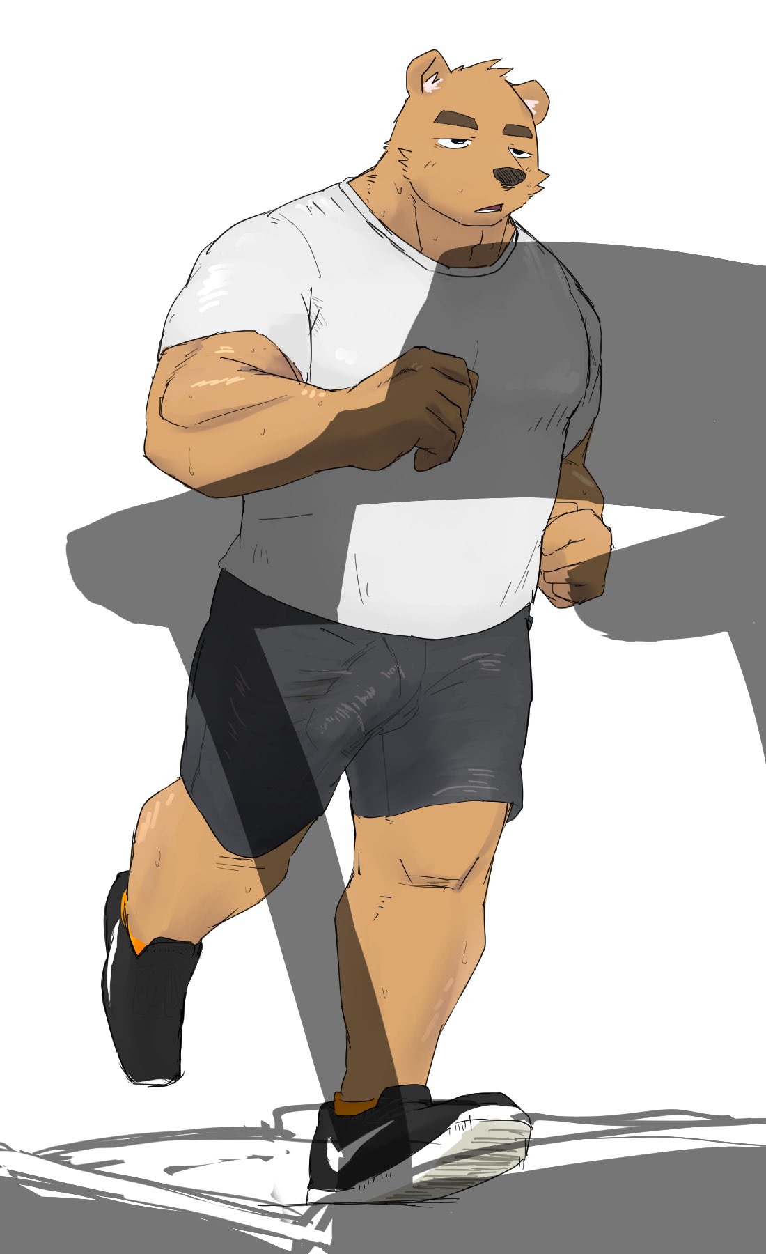 The Big ImageBoard (TBIB) - 2020 anthro bear bottomwear brown body brown fur bulge clothing ...