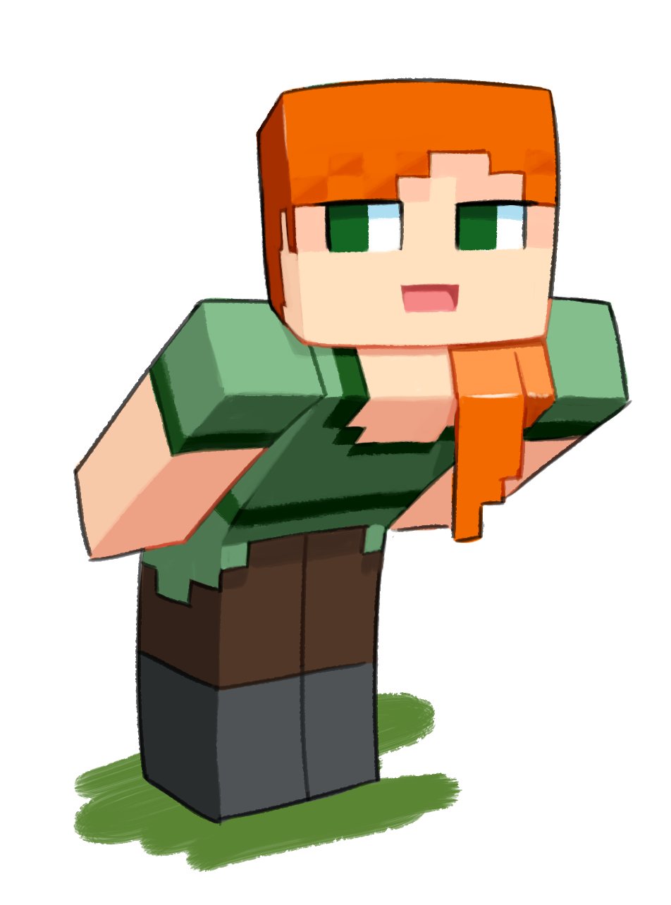The Big ImageBoard (TBIB) - 1girl alex (minecraft) bad id bad twitter ...