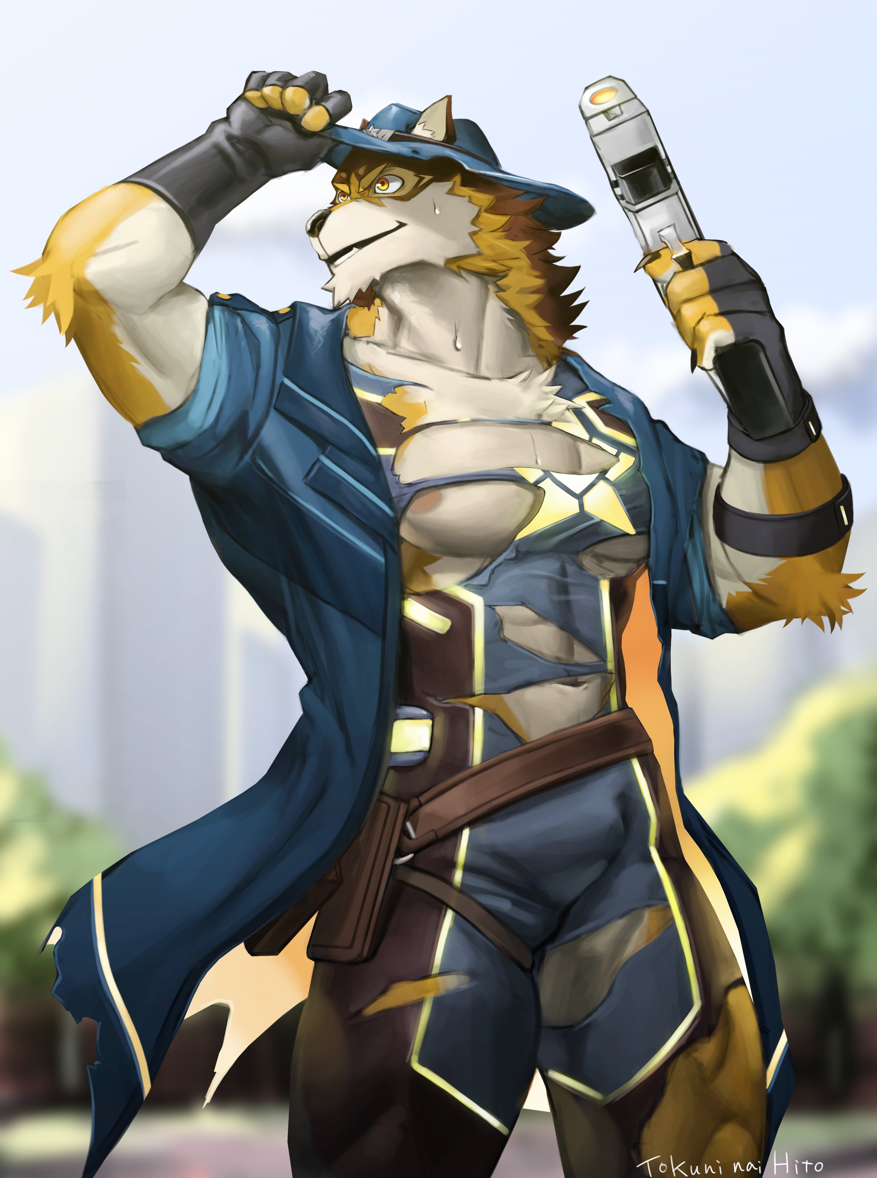 The Big ImageBoard (TBIB) - 2020 absurd res anthro barrel (live a hero) canid canine canis ...