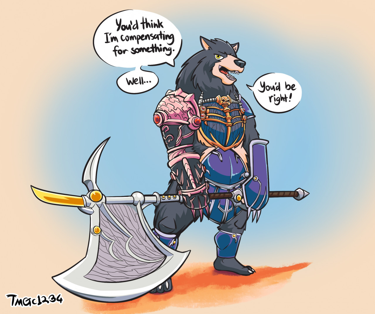 The Big ImageBoard (TBIB) - 2020 anthro arm guards armor barefoot biped ...