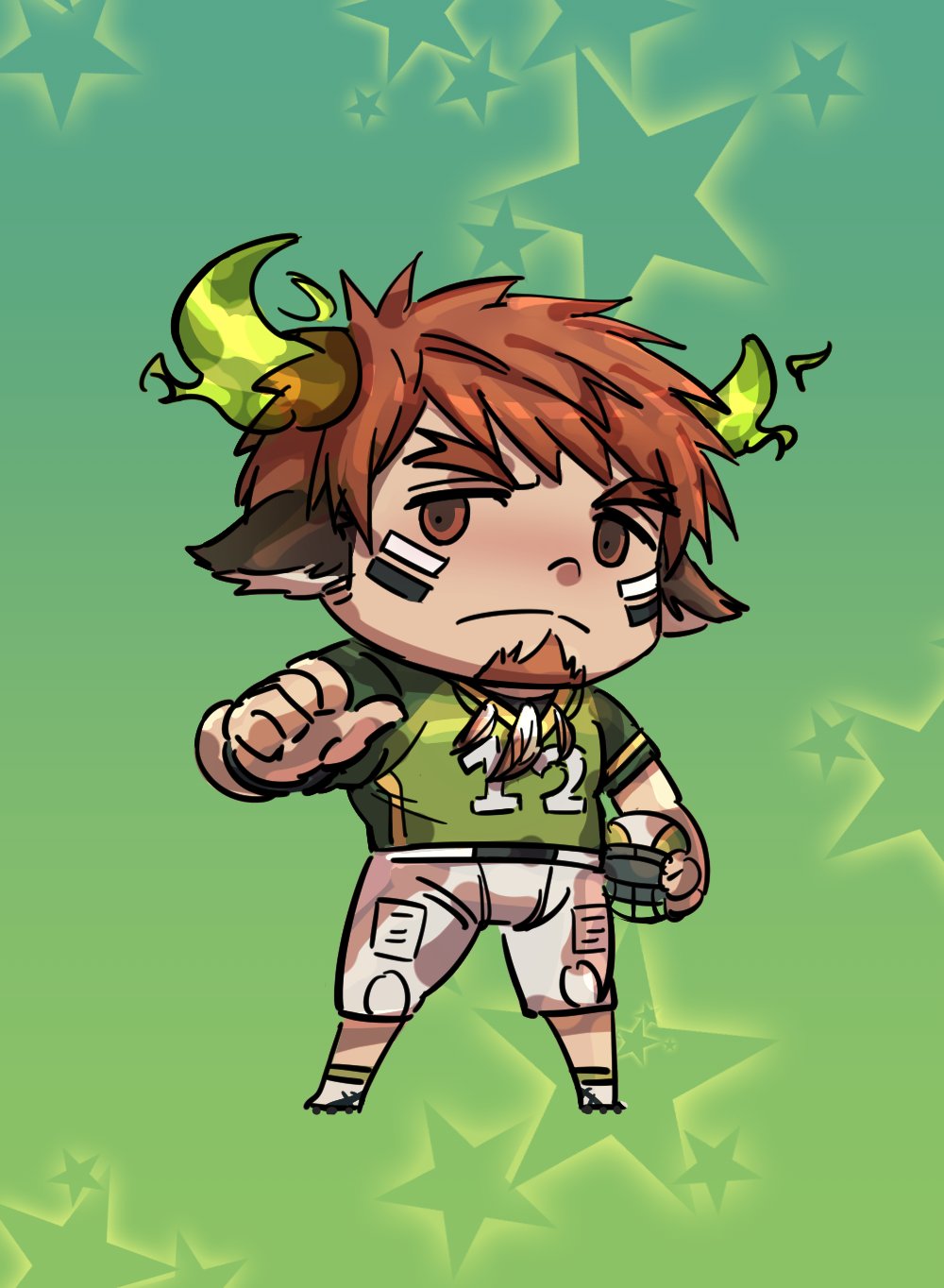 The Big ImageBoard (TBIB) - 1boy animal ears bara brown hair chibi ...