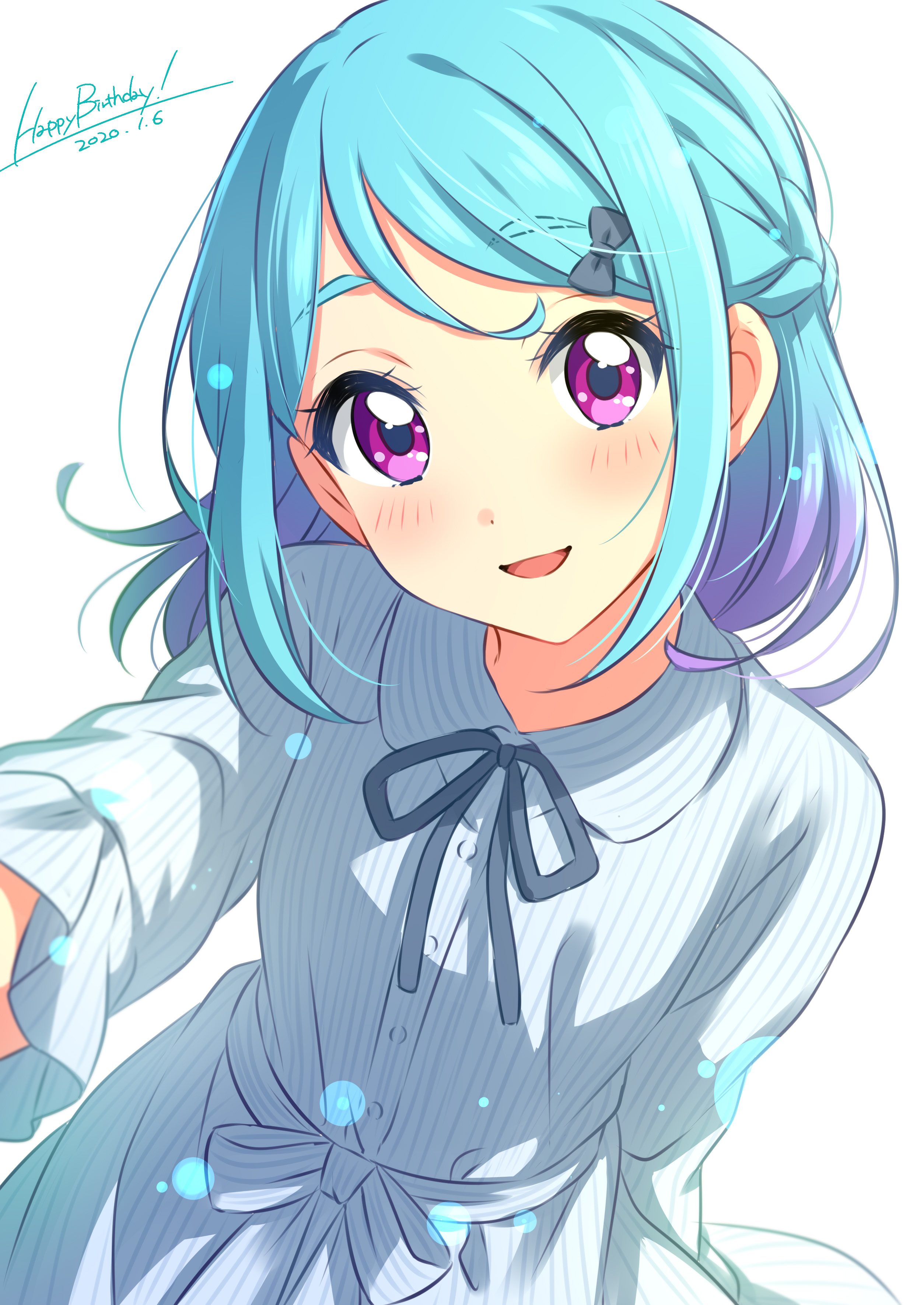 The Big ImageBoard (TBIB) - 1girl :d absurdres aikatsu! (series) aikatsu friends! black ribbon ...