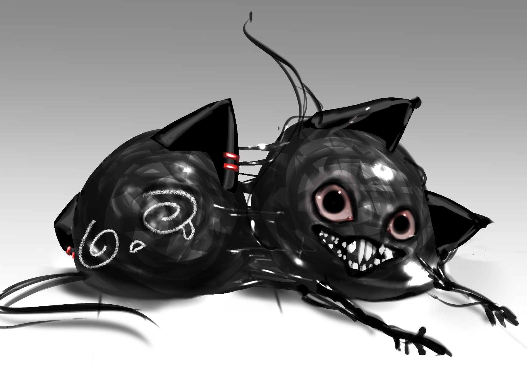 The Big ImageBoard (TBIB) - @ @ black eyes blob colored sclera ...