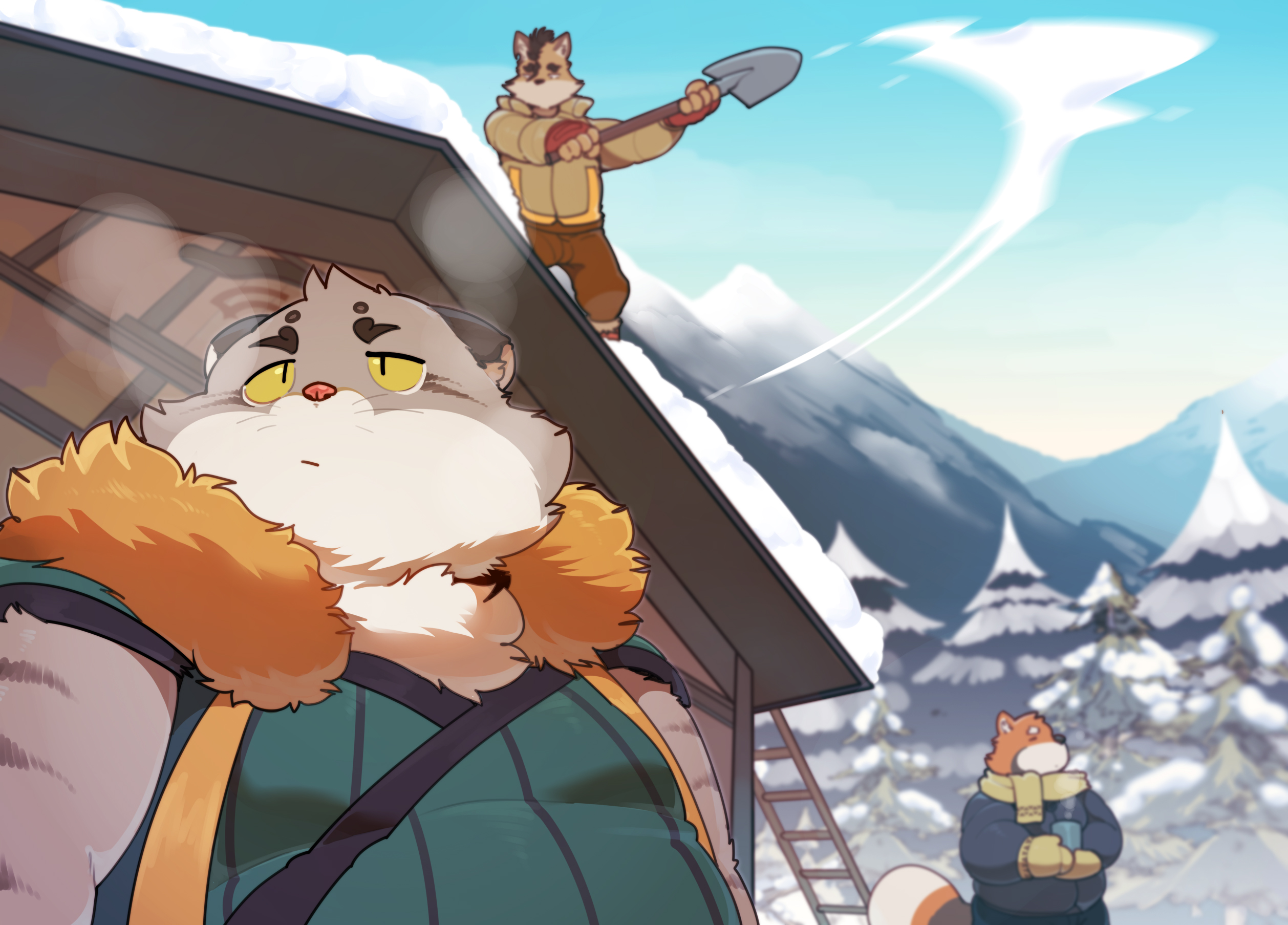 The Big ImageBoard (TBIB) - 2020 anthro bonasiah bottomwear canid ...