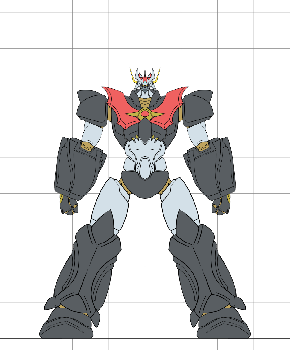 The Big ImageBoard (TBIB) - clenched hands full body horns mazinger ...