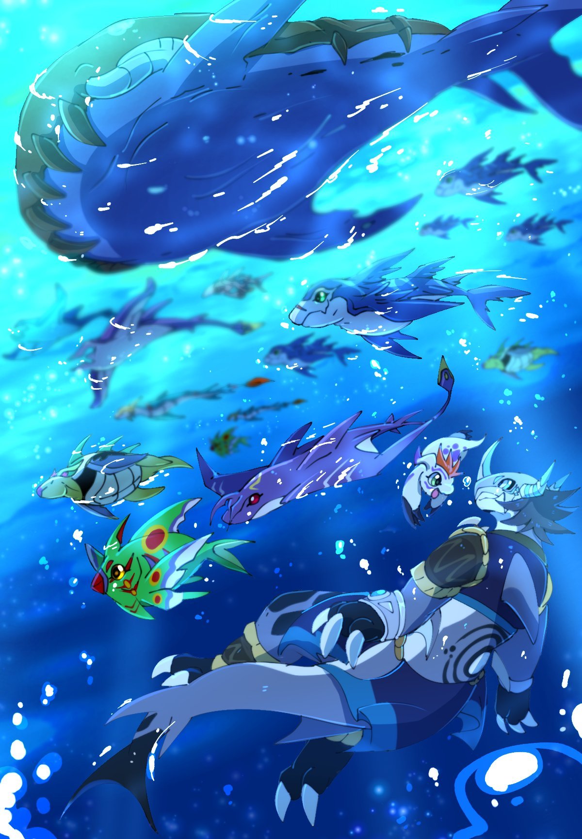 The Big ImageBoard (TBIB) - air bubble archelomon armor bubble digimon ...