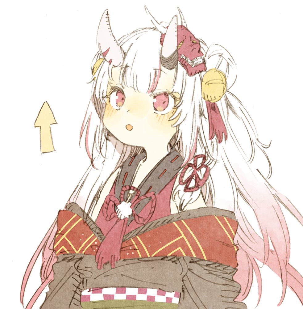 The Big ImageBoard (TBIB) - 1girl abara heiki arrow (symbol) bell black ...