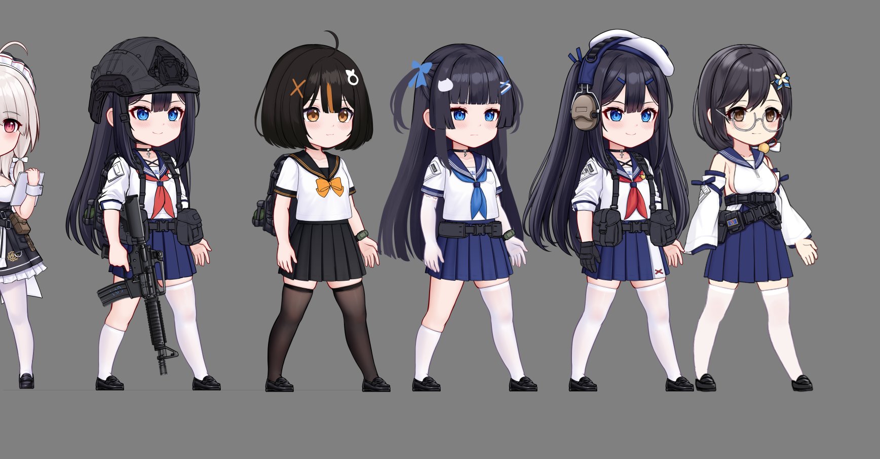 The Big ImageBoard (TBIB) - 6+girls allenes ammunition pouch assault rifle beret black ...