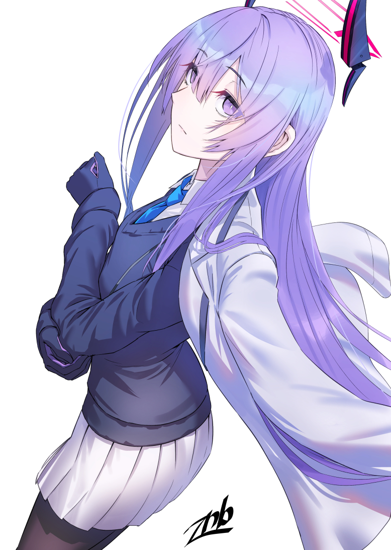 The Big ImageBoard (TBIB) - 1girl blue archive blue eyes blue gloves blue hair blue necktie ...