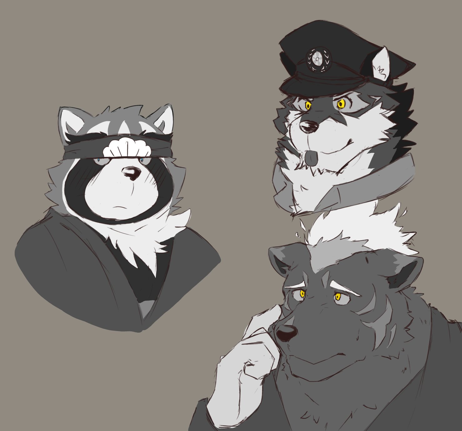 The Big ImageBoard (TBIB) - accessory anthro barrel (live a hero) bust portrait canid canine ...