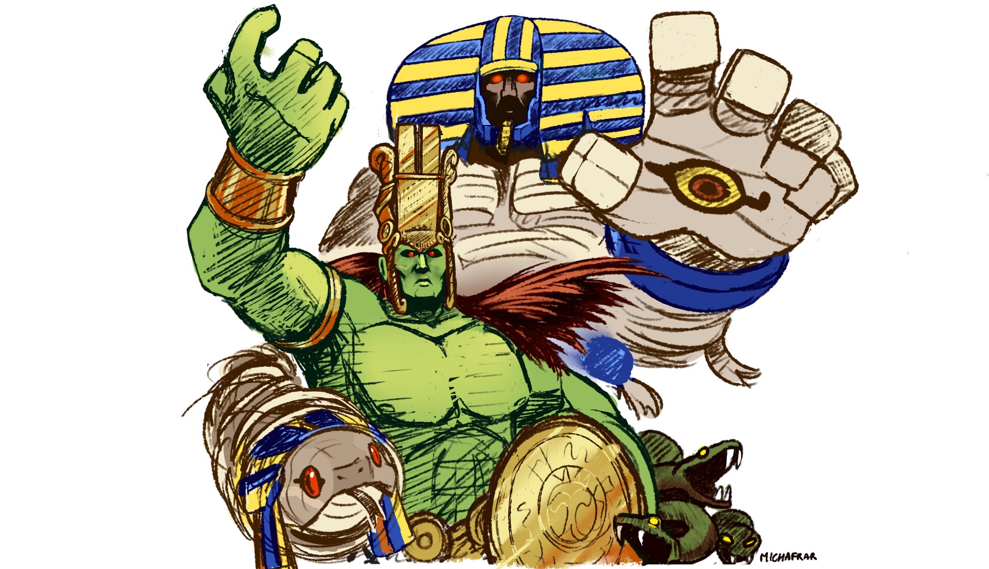 The Big ImageBoard (TBIB) - anakaris capcom darkstalkers demon duo eye ...