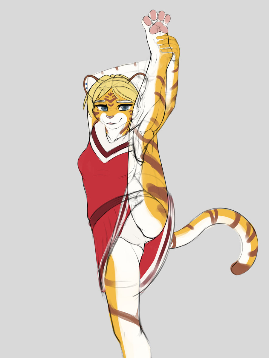 The Big ImageBoard (TBIB) - 3:4 4 toes adolescent anthro arms above head barefoot biped blonde ...