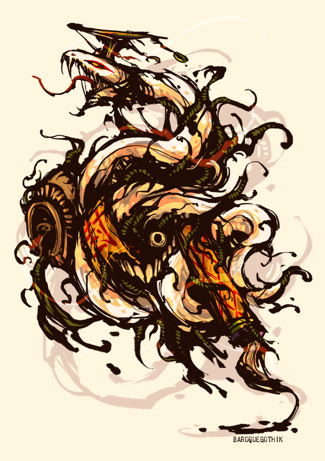 The Big ImageBoard (TBIB) - artist name baroquegothik darkness demon ...