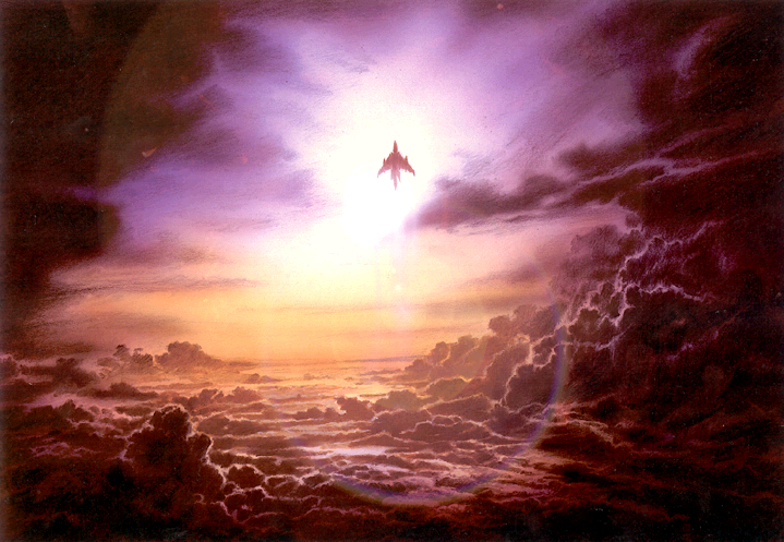 The Big ImageBoard (TBIB) - aircraft airplane aoki uru artist request cloud cloudy sky concept ...