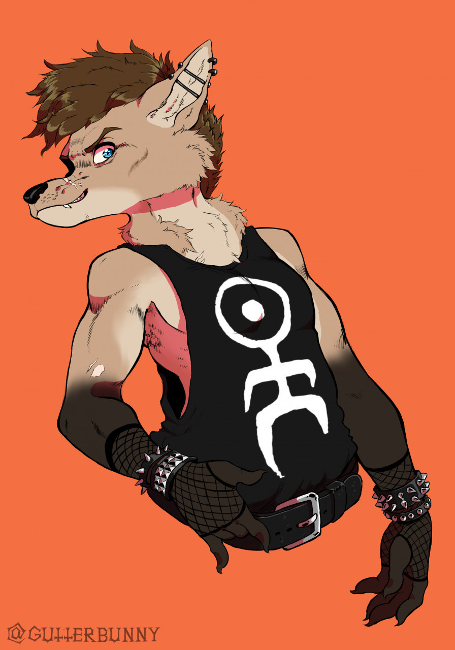 The Big ImageBoard (TBIB) - 2021 anthro belt black clothing black nose black shirt black tank ...