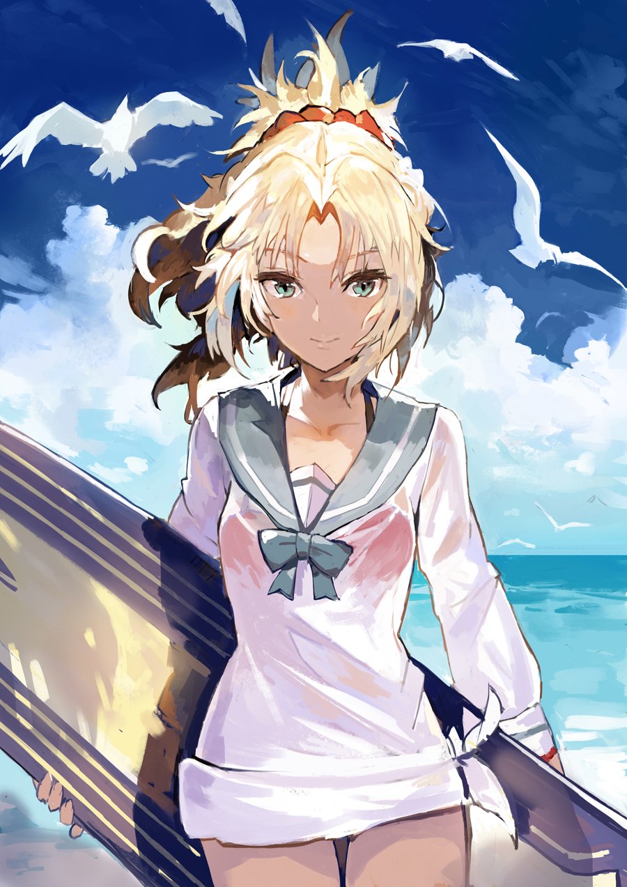 The Big ImageBoard (TBIB) - 1girl alchemaniac bird blonde hair blue ...