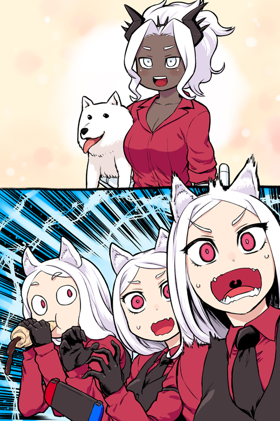 The Big ImageBoard (TBIB) - ambiguous gender animal humanoid breasts canid canid demon canid ...