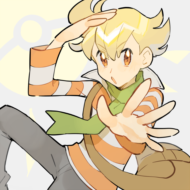 The Big ImageBoard (TBIB) - 1boy bag barry (pokemon) blonde hair brown ...