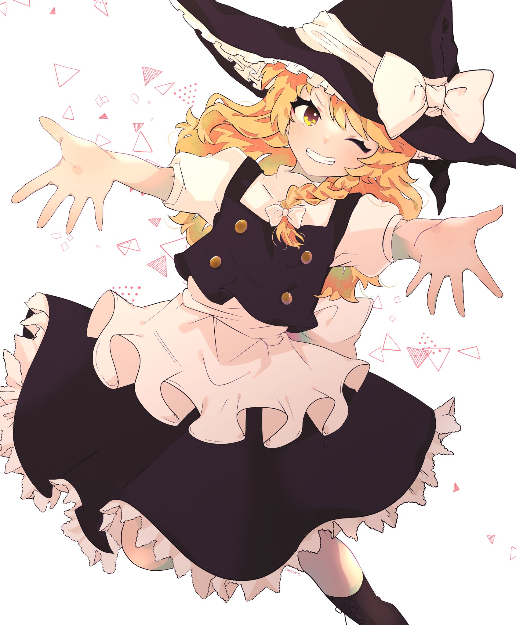 The Big ImageBoard (TBIB) - 1girl apron black dress black legwear ...