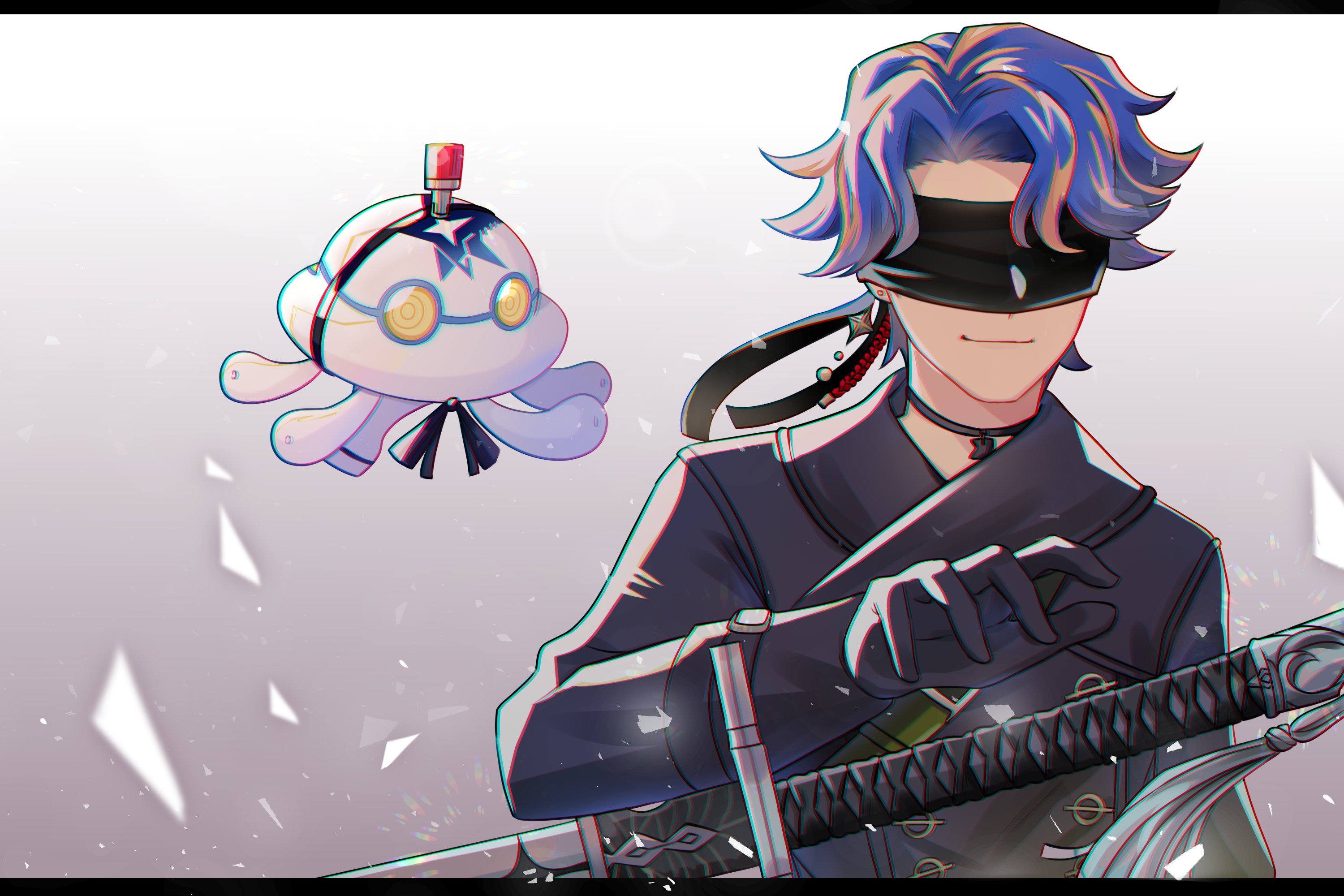The Big ImageBoard (TBIB) - 1boy astel leda black choker black gloves ...
