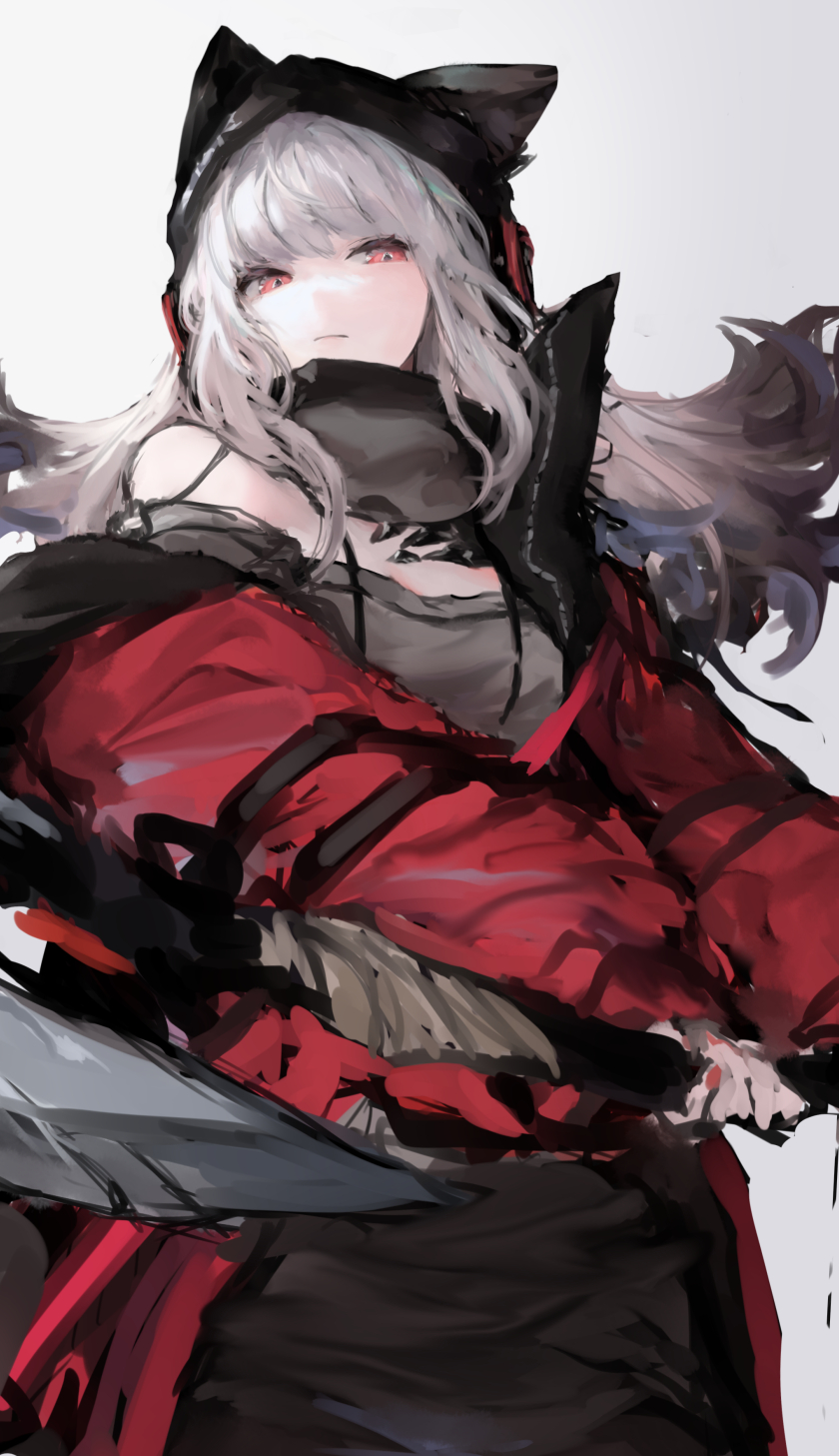 The Big ImageBoard (TBIB) - 1girl animal ears arknights earphones ...