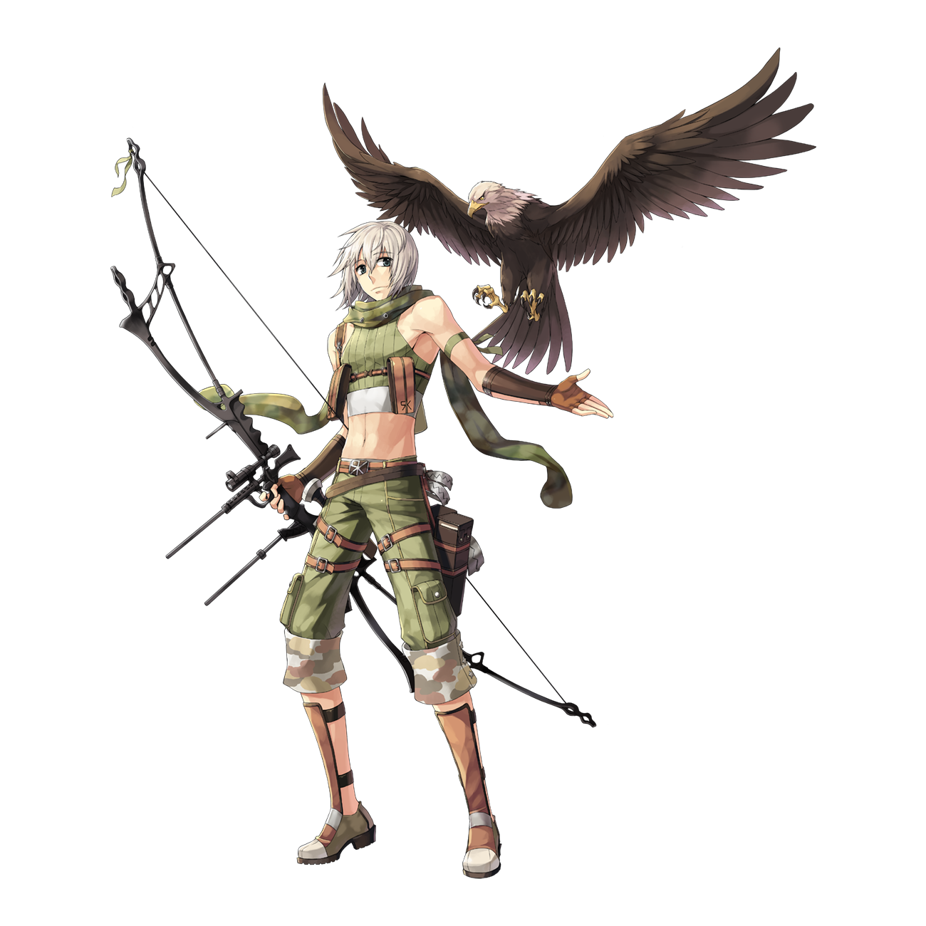 The Big ImageBoard (TBIB) - 1boy arrow (projectile) belt bird boots bow ...