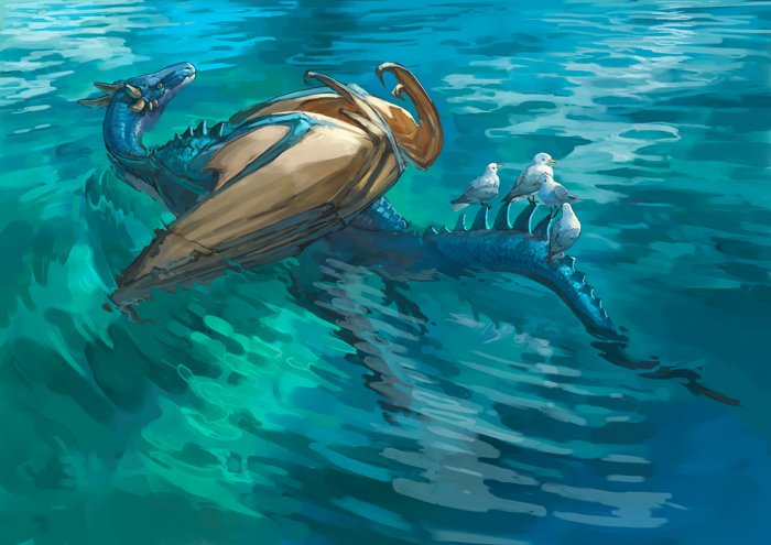 The Big ImageBoard (TBIB) - animal focus bird bird on tail dragon from ...