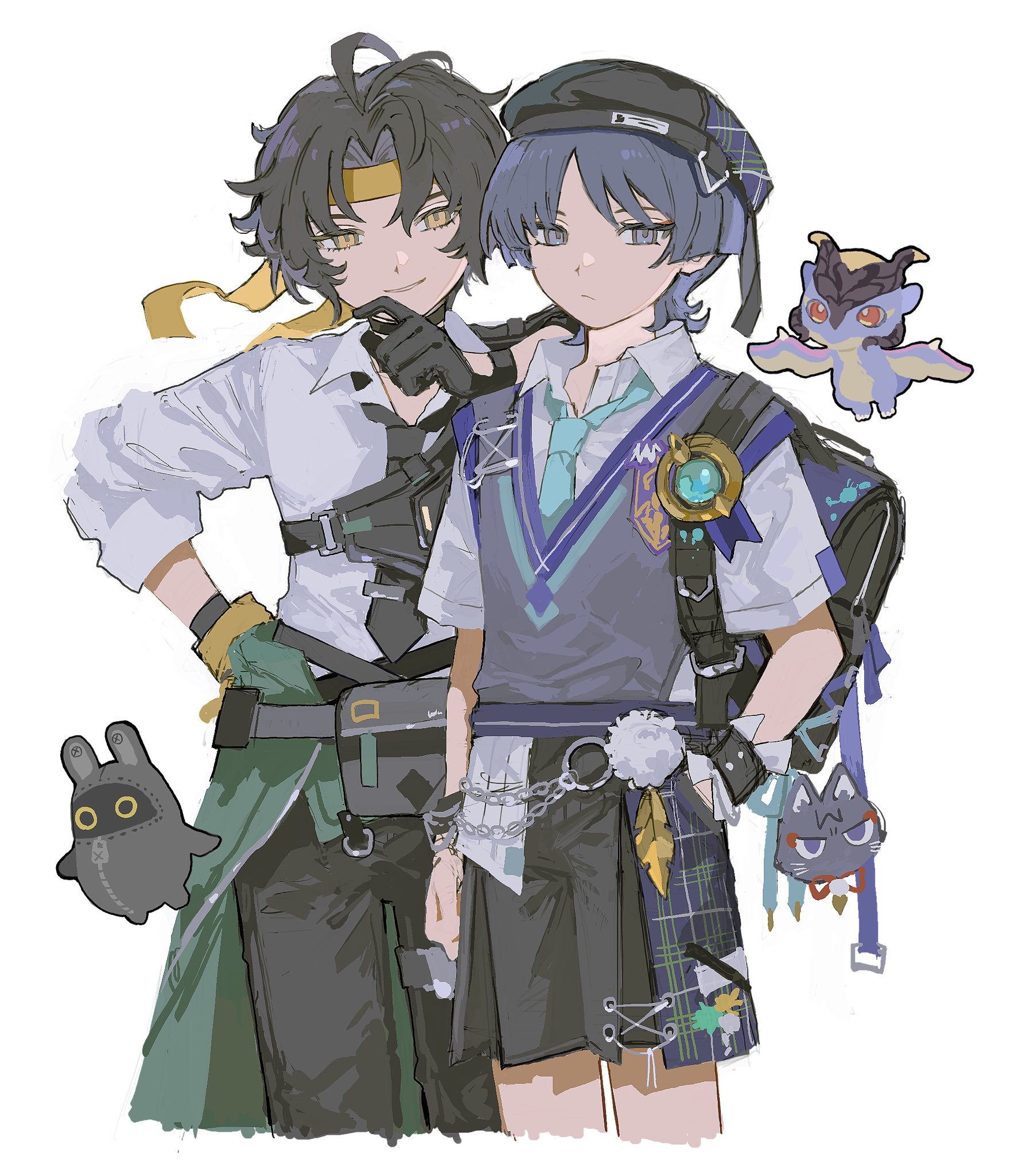 The Big ImageBoard (TBIB) - 2boys asaba harumasa backpack bag bag charm ...