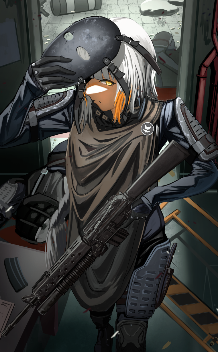 The Big ImageBoard (TBIB) - assault rifle black gloves black shirt ...