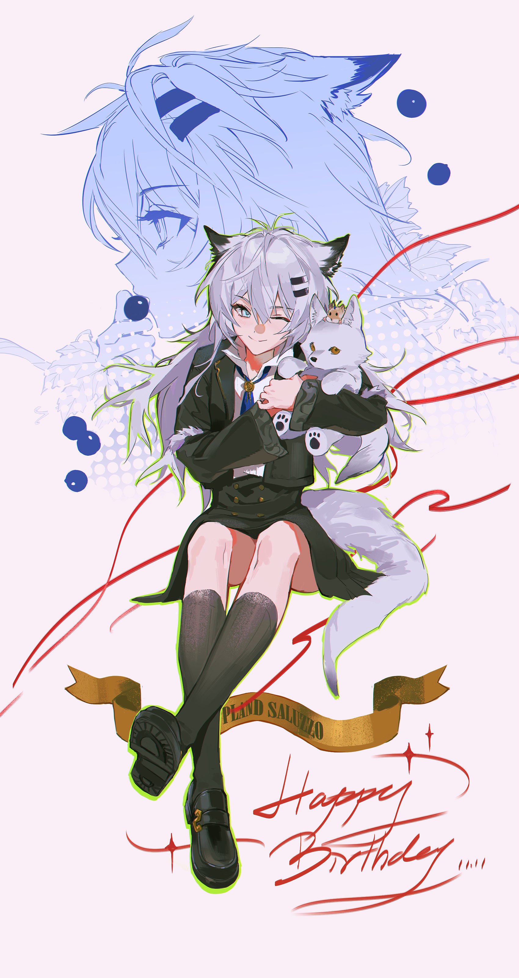 The Big ImageBoard (TBIB) - 1girl absurdres aged down animal ears arknights black footwear black ...