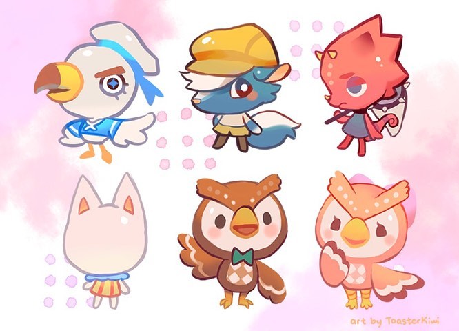 The Big ImageBoard (TBIB) - 2girls 4boys animal crossing artist name ...