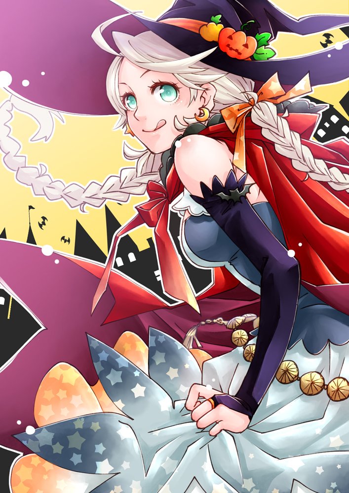 The Big ImageBoard (TBIB) - 1girl ahoge alternate costume bare shoulders blue eyes braid breasts ...