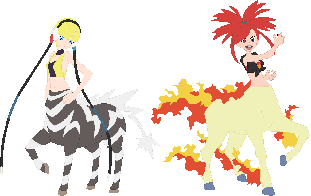 The Big ImageBoard (TBIB) - blonde hair centaur duo elesa (pokemon ...