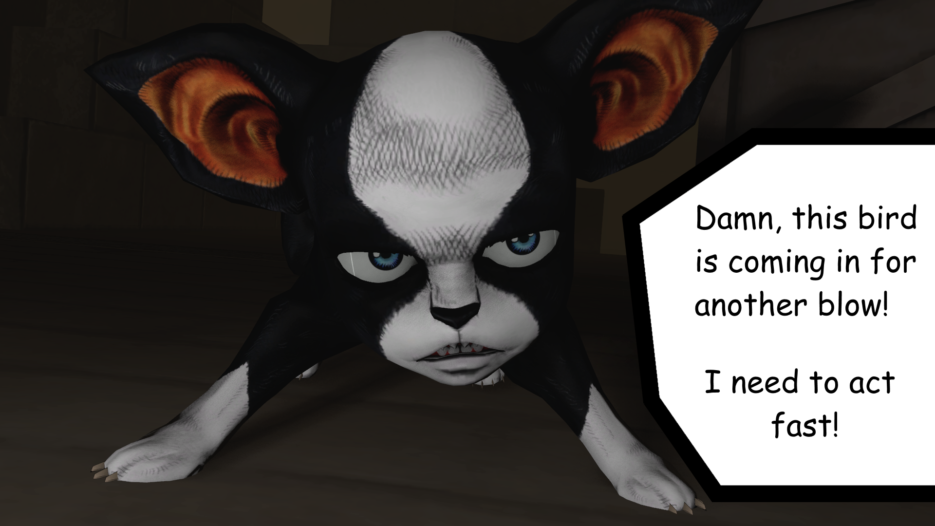 The Big ImageBoard (TBIB) - 16:9 3d (artwork) black body black fur blue eyes boston terrier ...