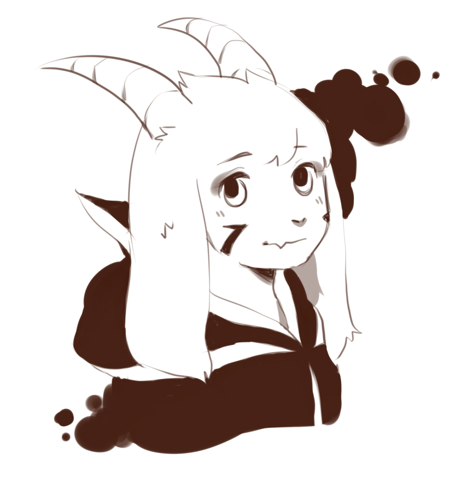 The Big ImageBoard (TBIB) - anthro asriel dreemurr (god form) black and white boss monster ...