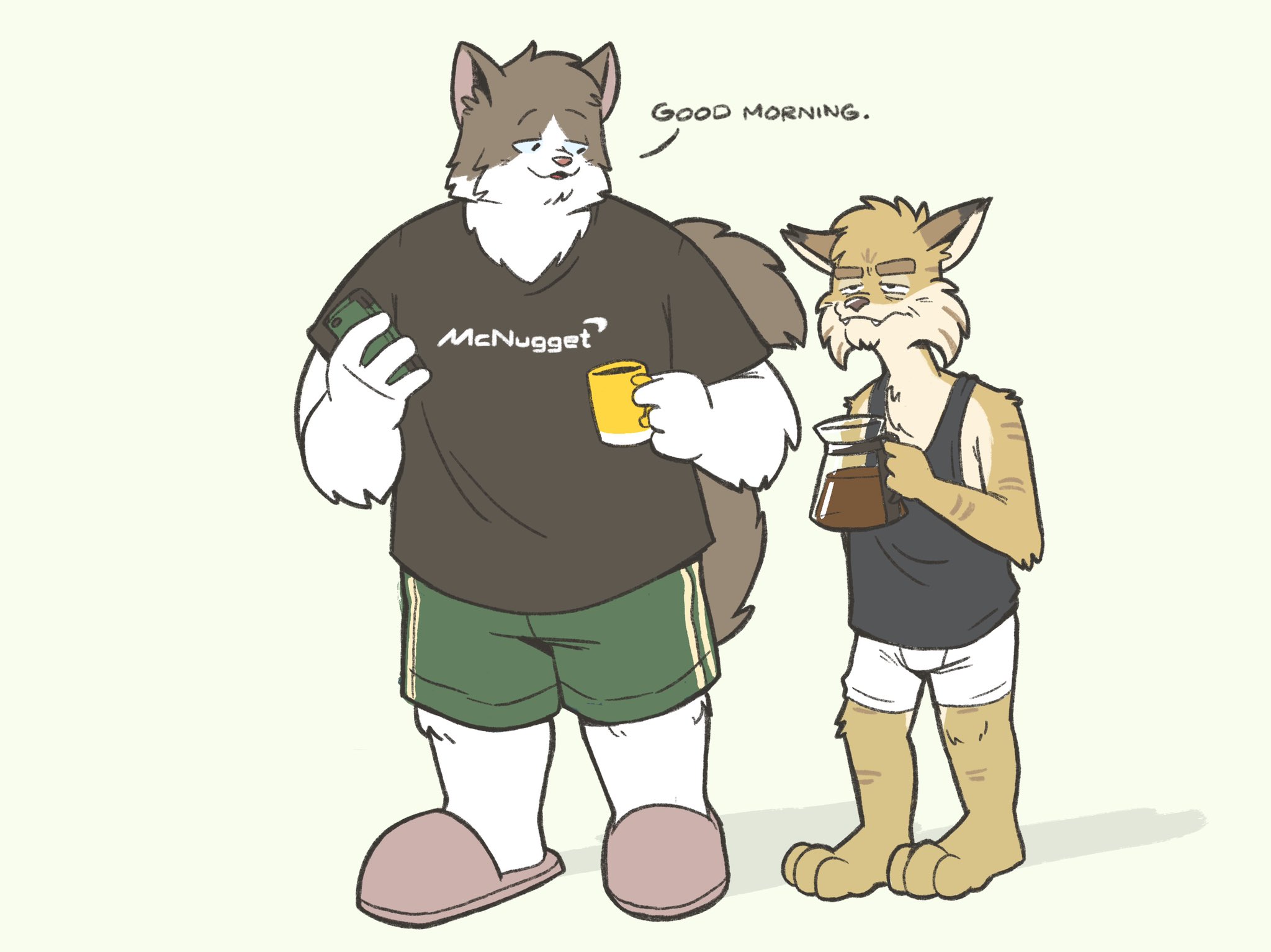 The Big ImageBoard (TBIB) - anthro barefoot beverage black clothing black shirt black topwear ...