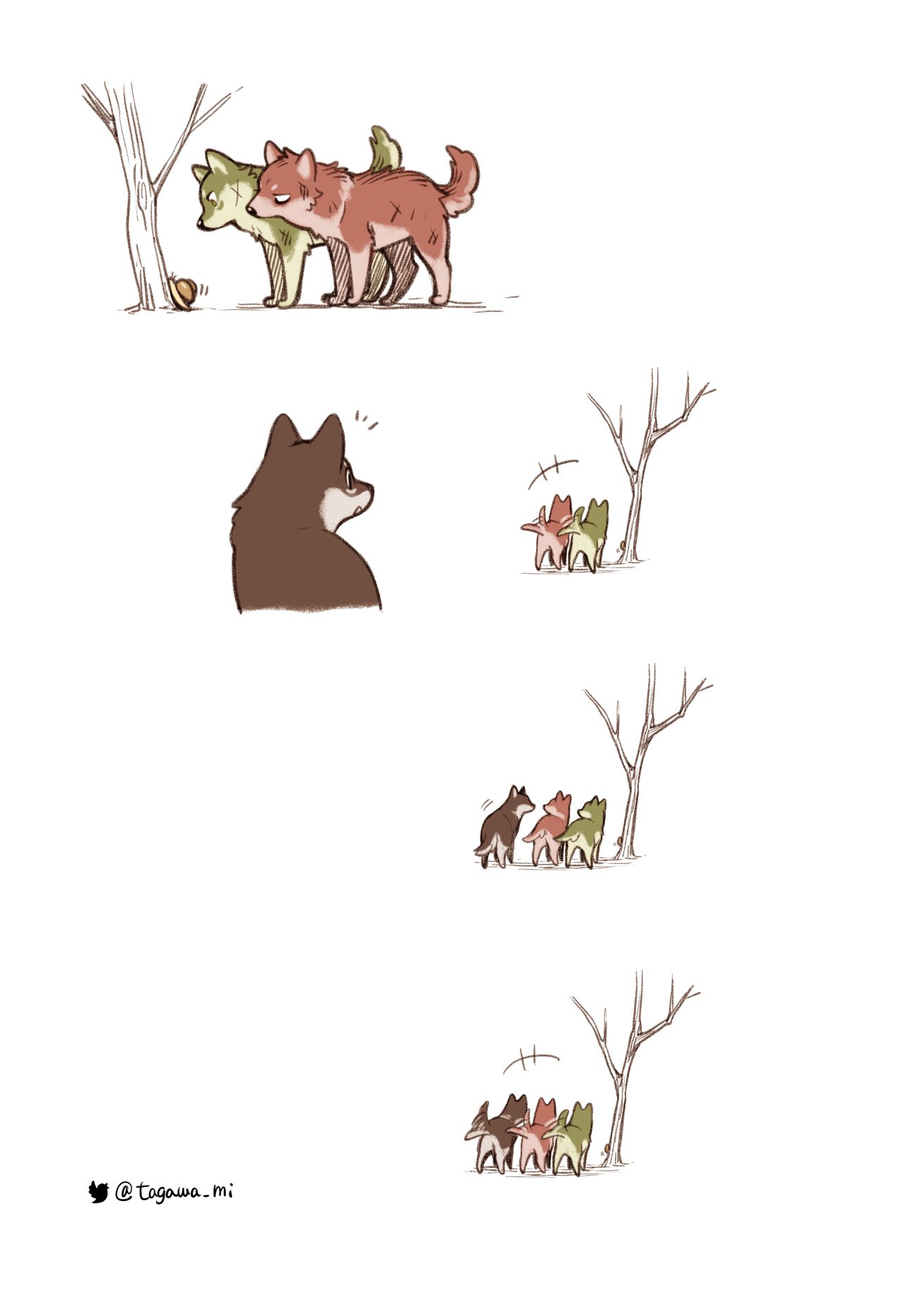 The Big ImageBoard (TBIB) - 2021 ambiguous gender black nose brown body brown fur canid canine ...