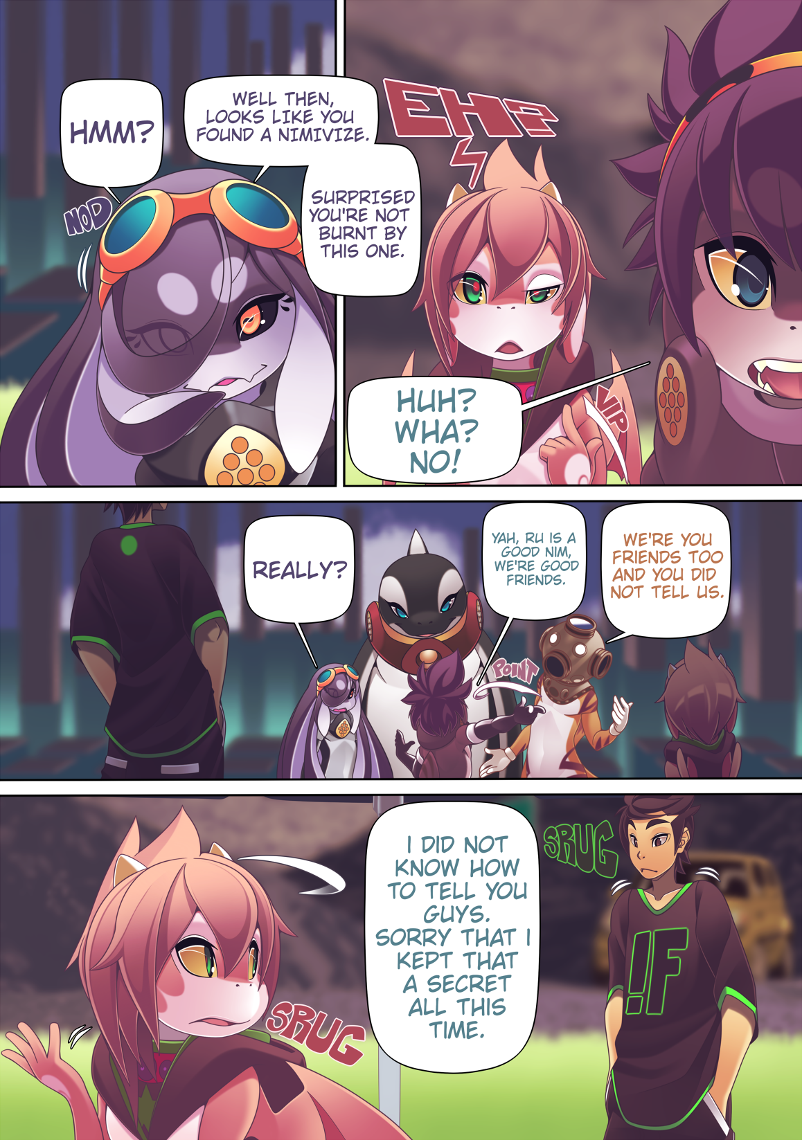 The Big ImageBoard (TBIB) - anthro black hair clothed clothing comic ...