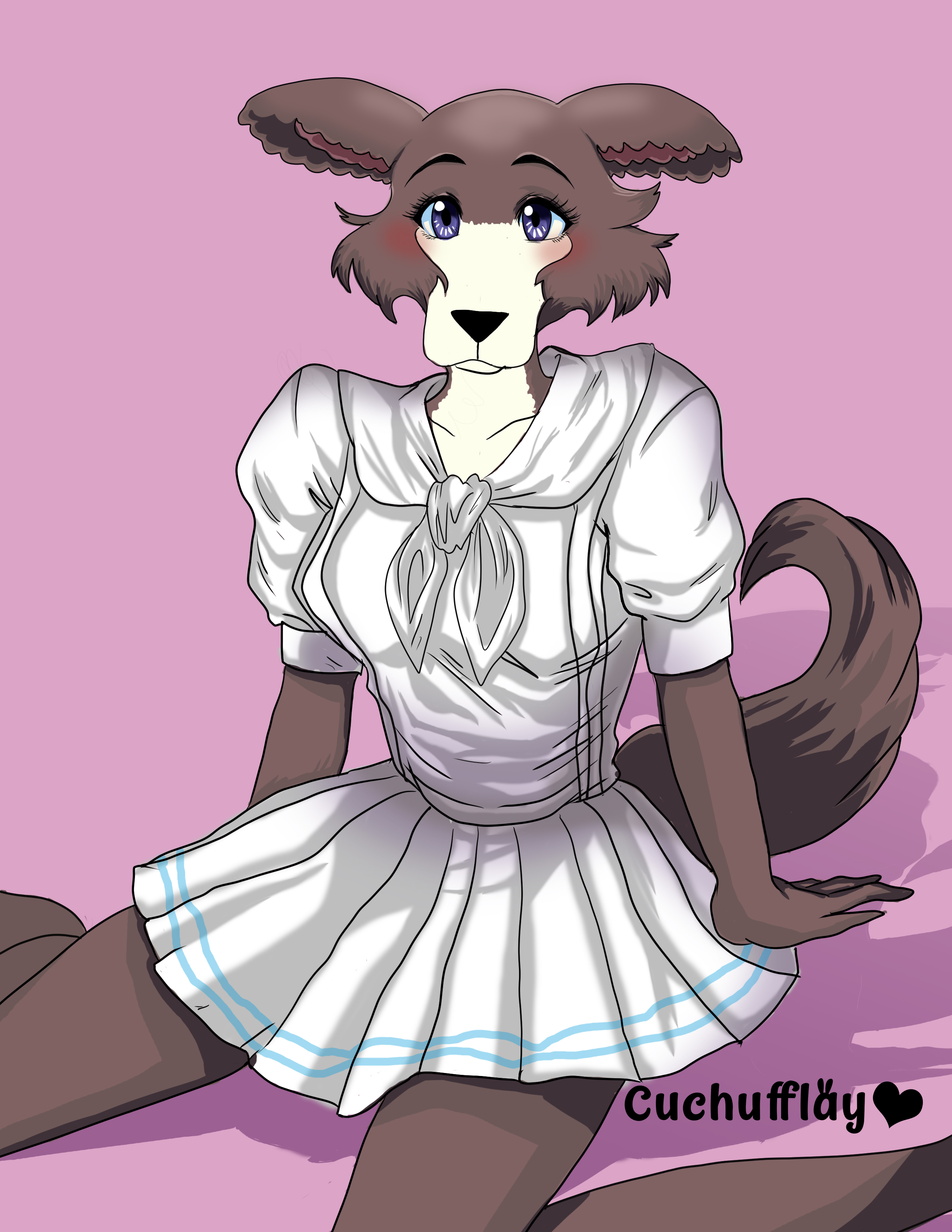 The Big ImageBoard (TBIB) - absurd res anthro beastars blue eyes blush brown body brown fur ...