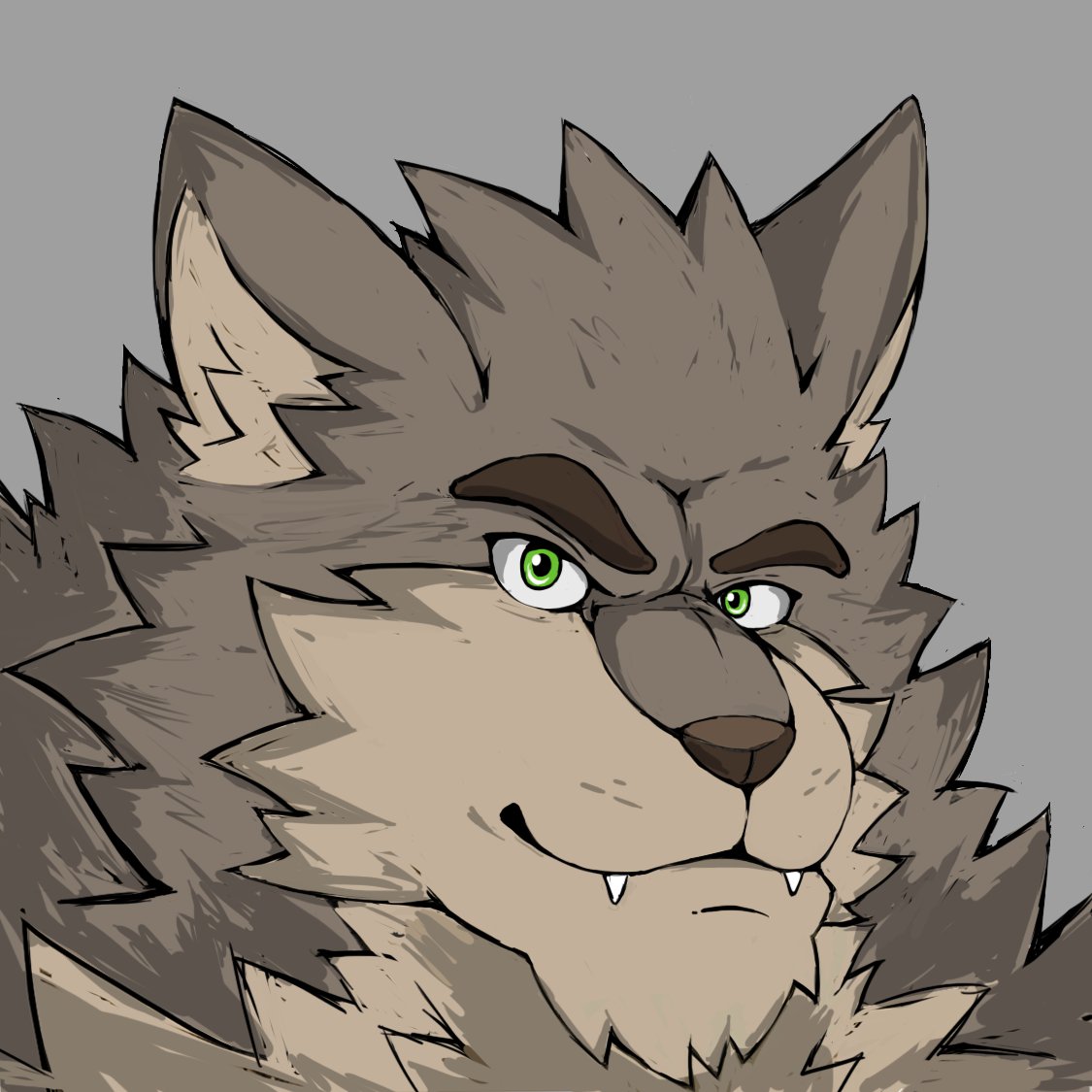 The Big ImageBoard (TBIB) - 1:1 anthro brown body brown fur bust portrait canid canine canis ...