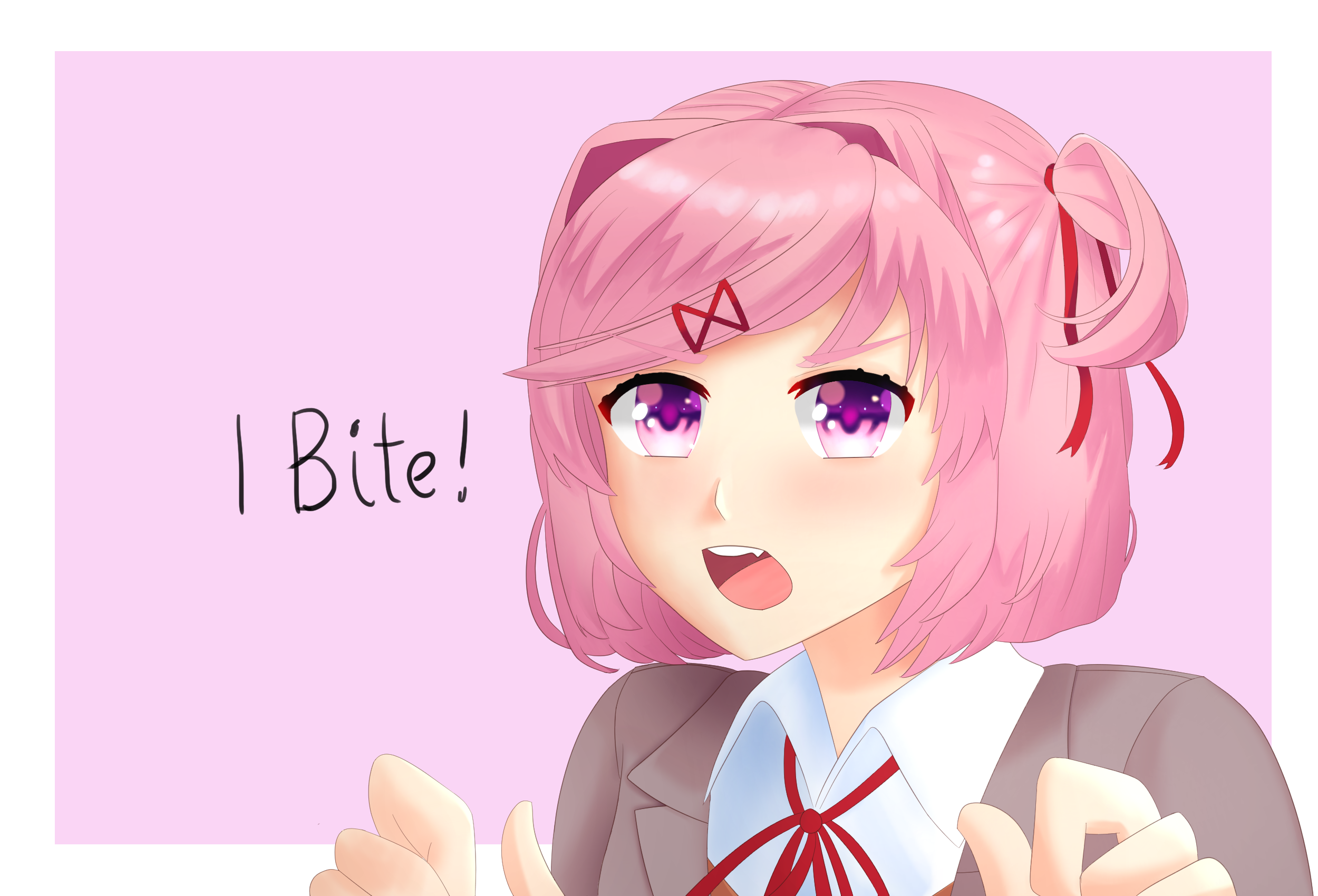 The Big ImageBoard (TBIB) - 1girl blazer blush border commentary doki ...