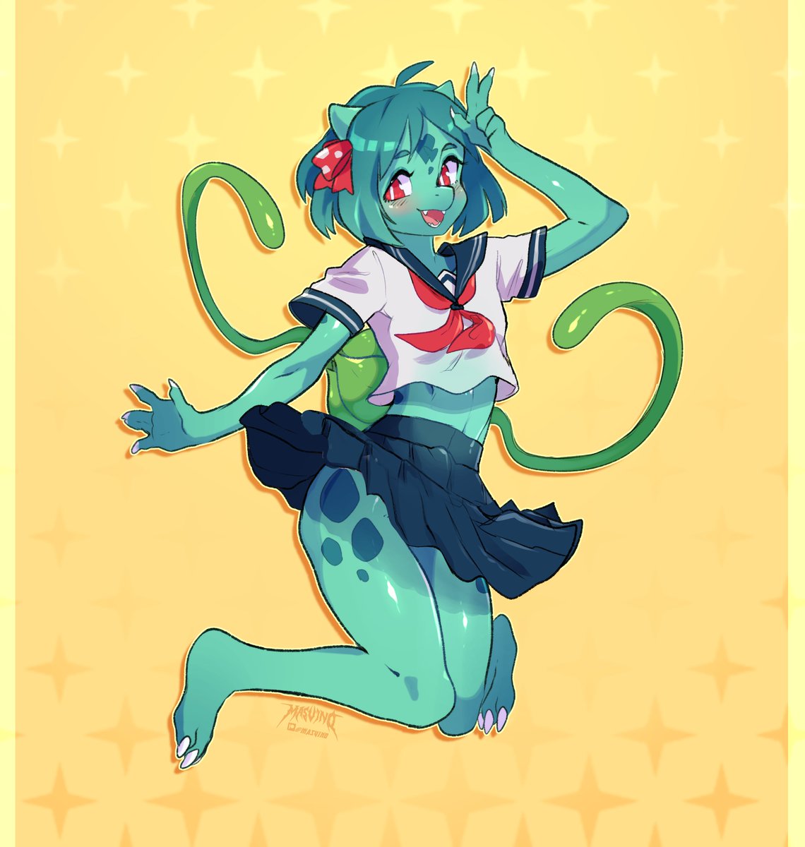 The Big Imageboard Tbib Ahoge Anthro Anthrofied Biped Blush