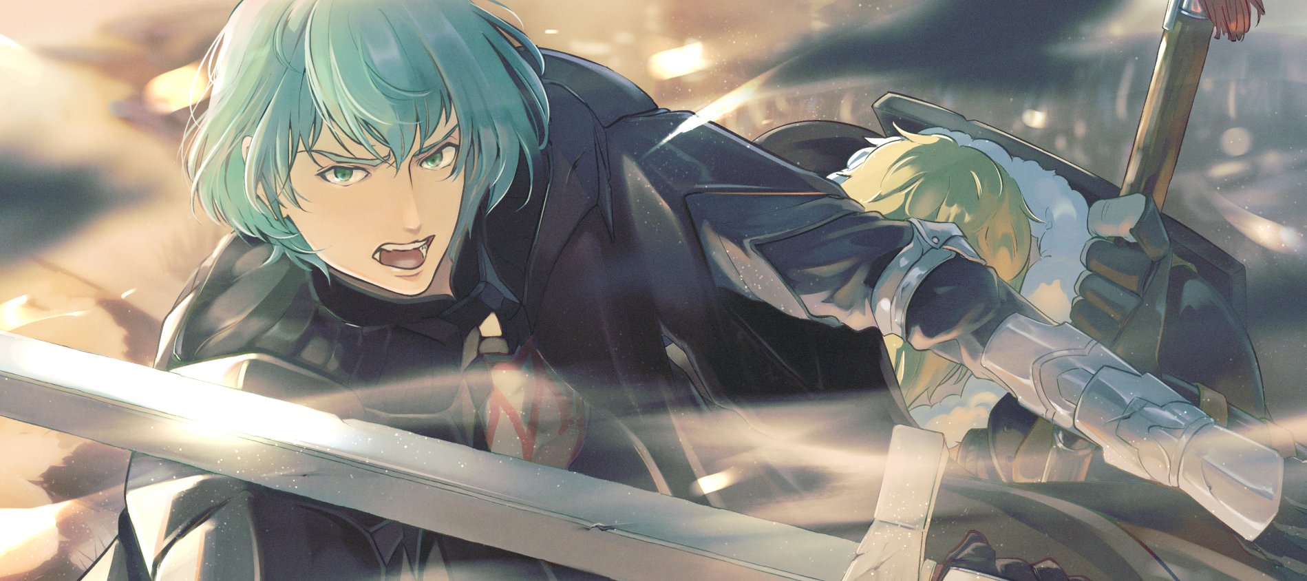 The Big ImageBoard (TBIB) - 2boys arm up armor armored gloves black ...